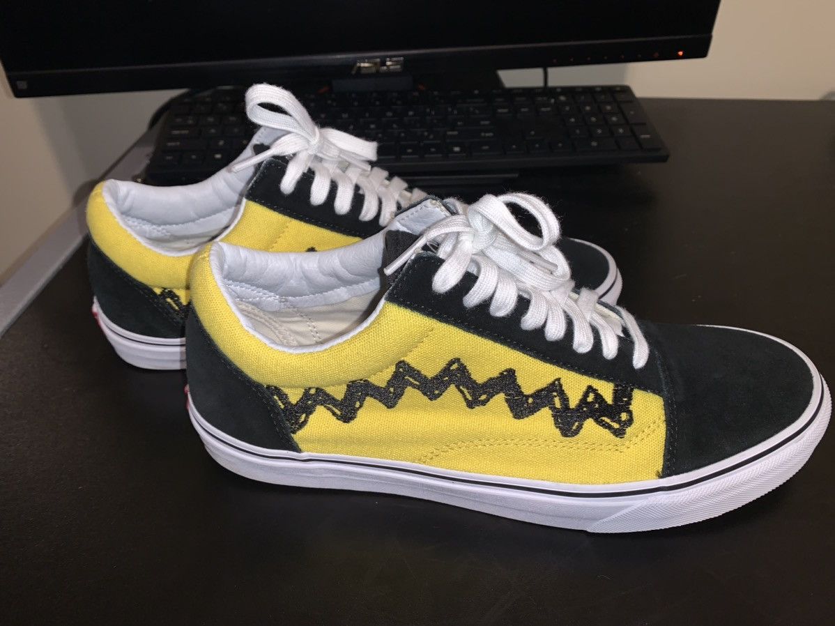 Vans Vans Old Skool (Peanuts) Charlie Brown Sneaker, Good Grief | Grailed
