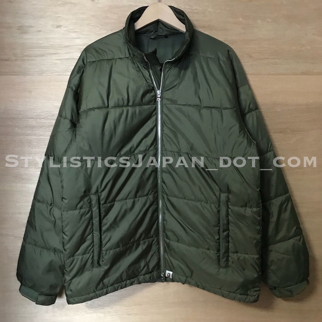 Bape A BATHING APE BAPE VINTAGE RIPSTOP NYLON PUFFER JACKET | Grailed