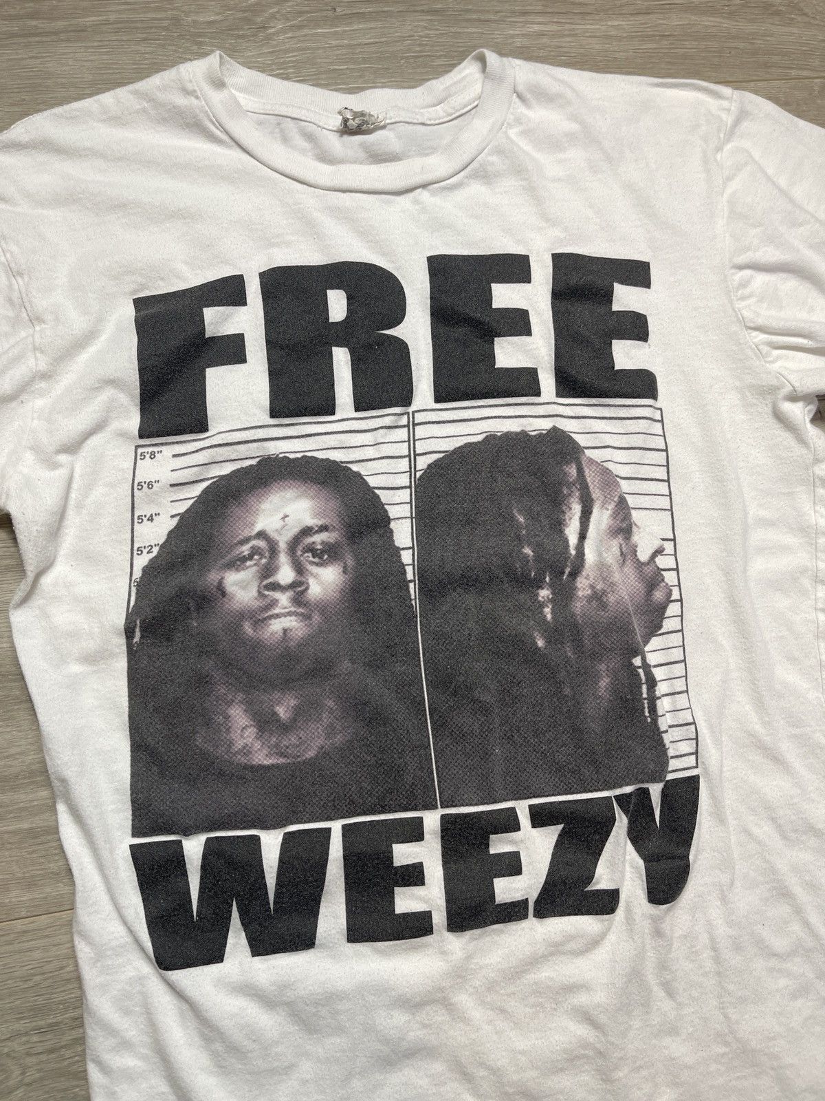 Band Tees × Lil Wayne Free Weezy Mugshot Concert Merch | Grailed