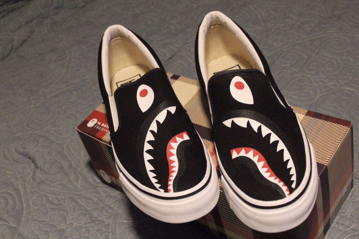 Bape Bape Shark Slip One | Grailed
