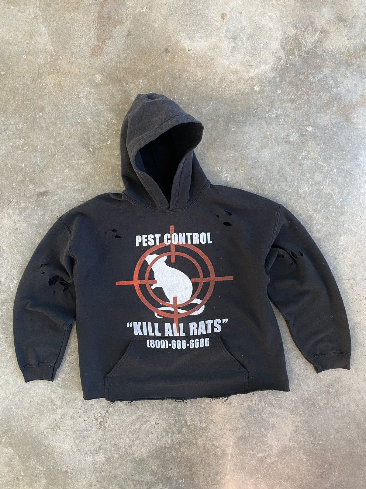 Streetwear City Morgue “Kill All Rats” Pests Snitches Hoodie Sz. XL 🧊 ️ ...