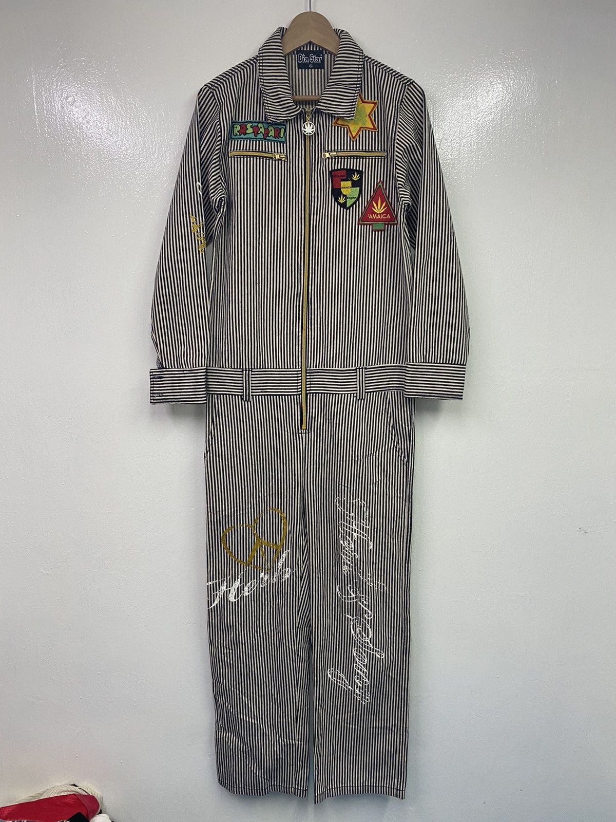 Designer RASTAFARIAN COVERALL OVERALL MARIJUANA | Grailed