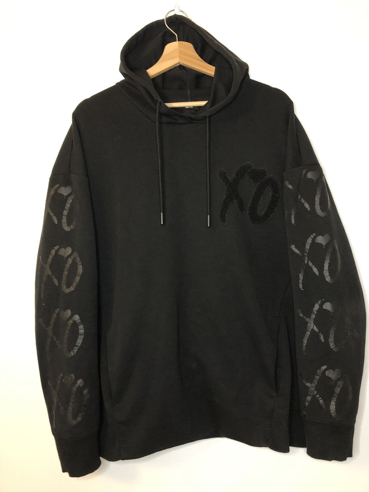 H&M The Weeknd x H&M XO Collab Big Logo Hoodie | Grailed