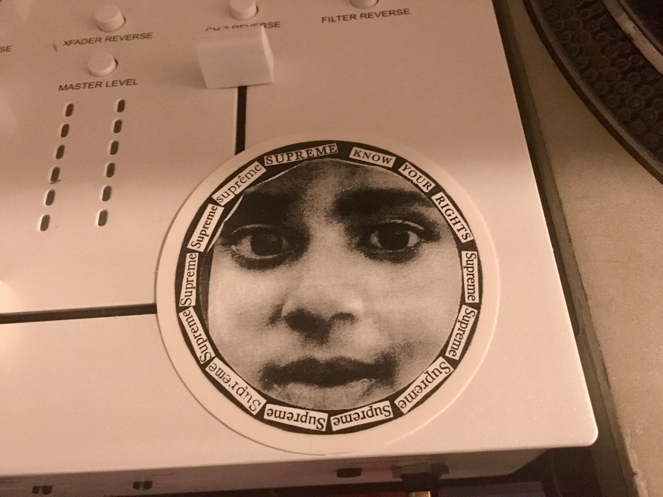 Supreme "Know Your Rights" Sticker | Grailed