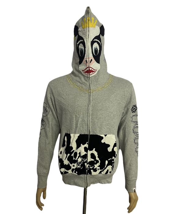 Bape Cow Full Zip Hoodie | Grailed