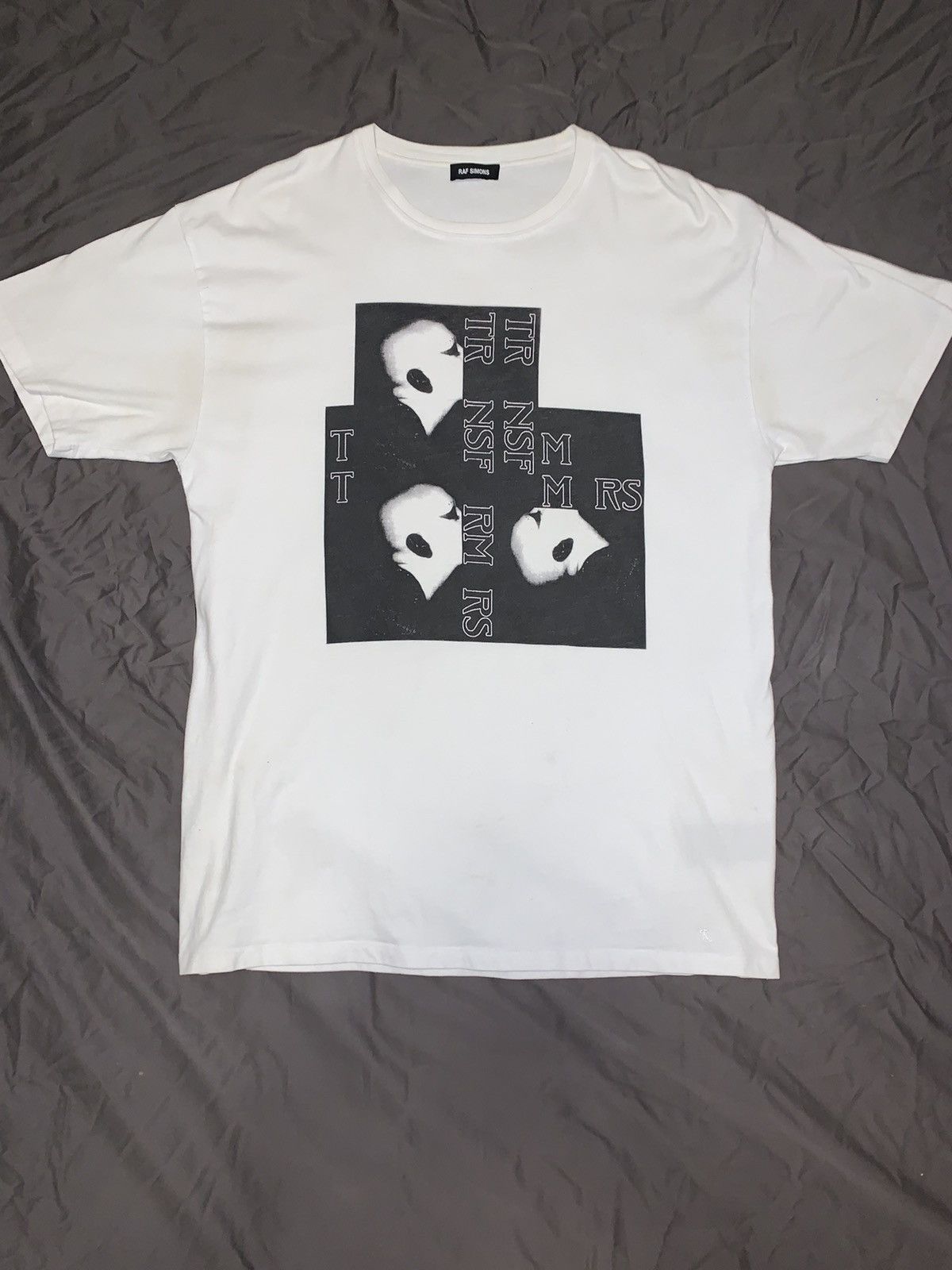 Raf Simons × Raf by Raf Simons Raf Simons Bald Head Tee SS19 | Grailed