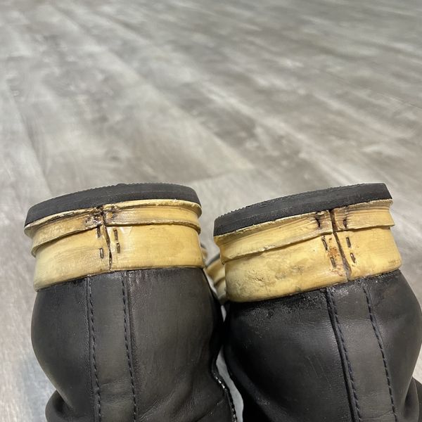 Rick Owens Rick Owens crust dunks in matte black leather | Grailed