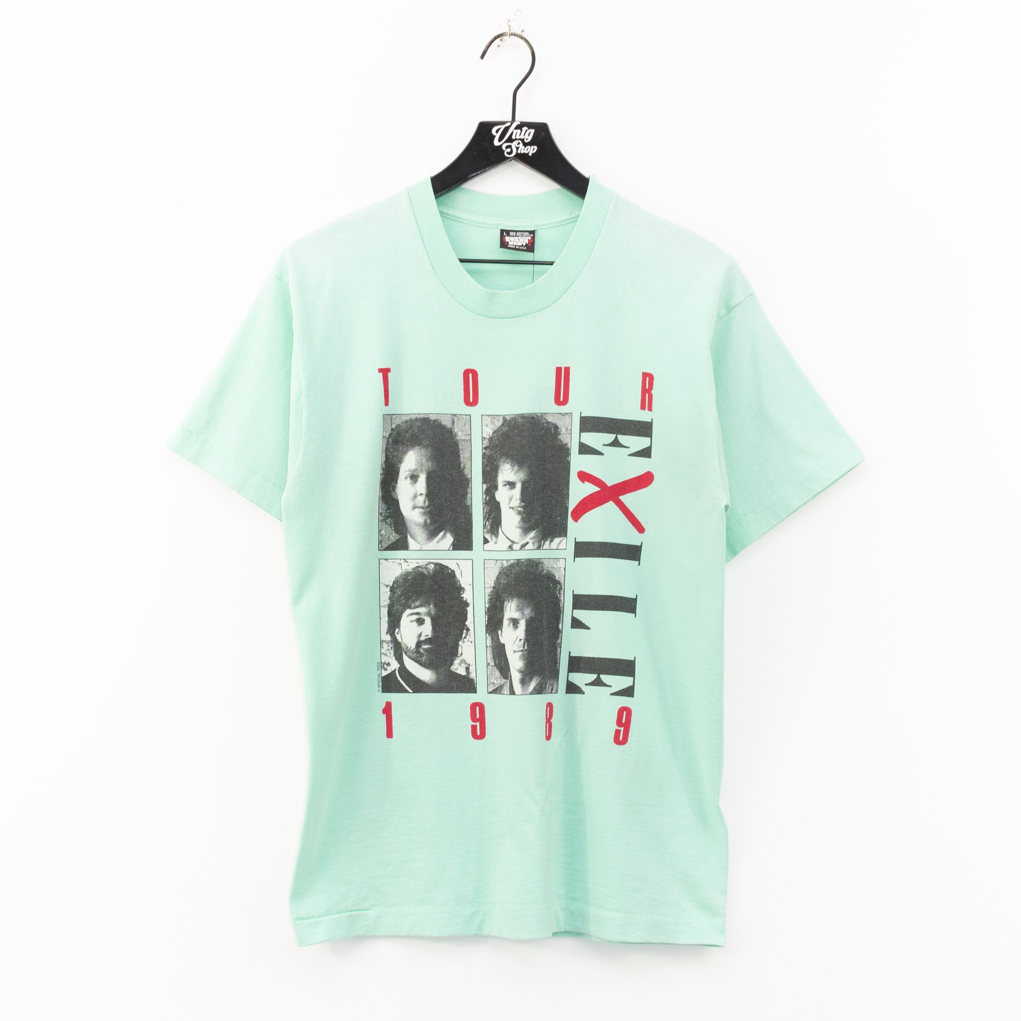 Band Tees × Vintage 1989 Exile Band Tour T-Shirt Size Large | Grailed