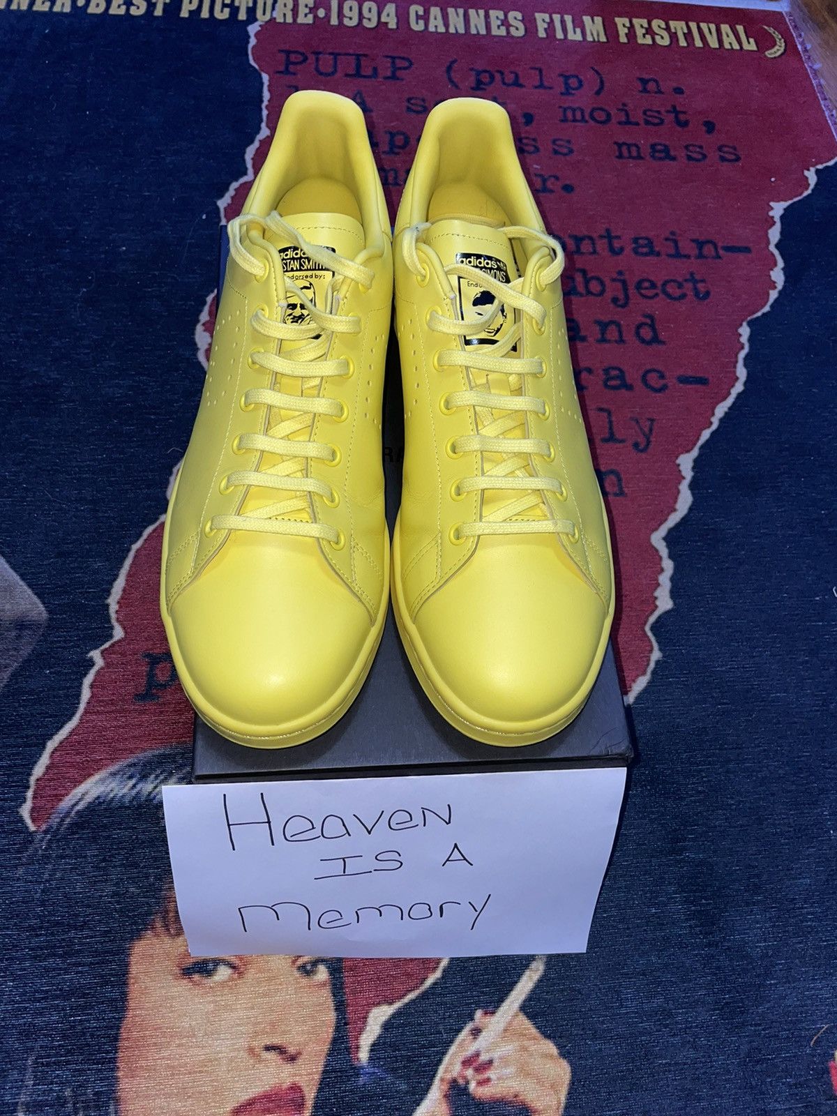 Adidas Yellow Raf Simons Stan Smith | Grailed