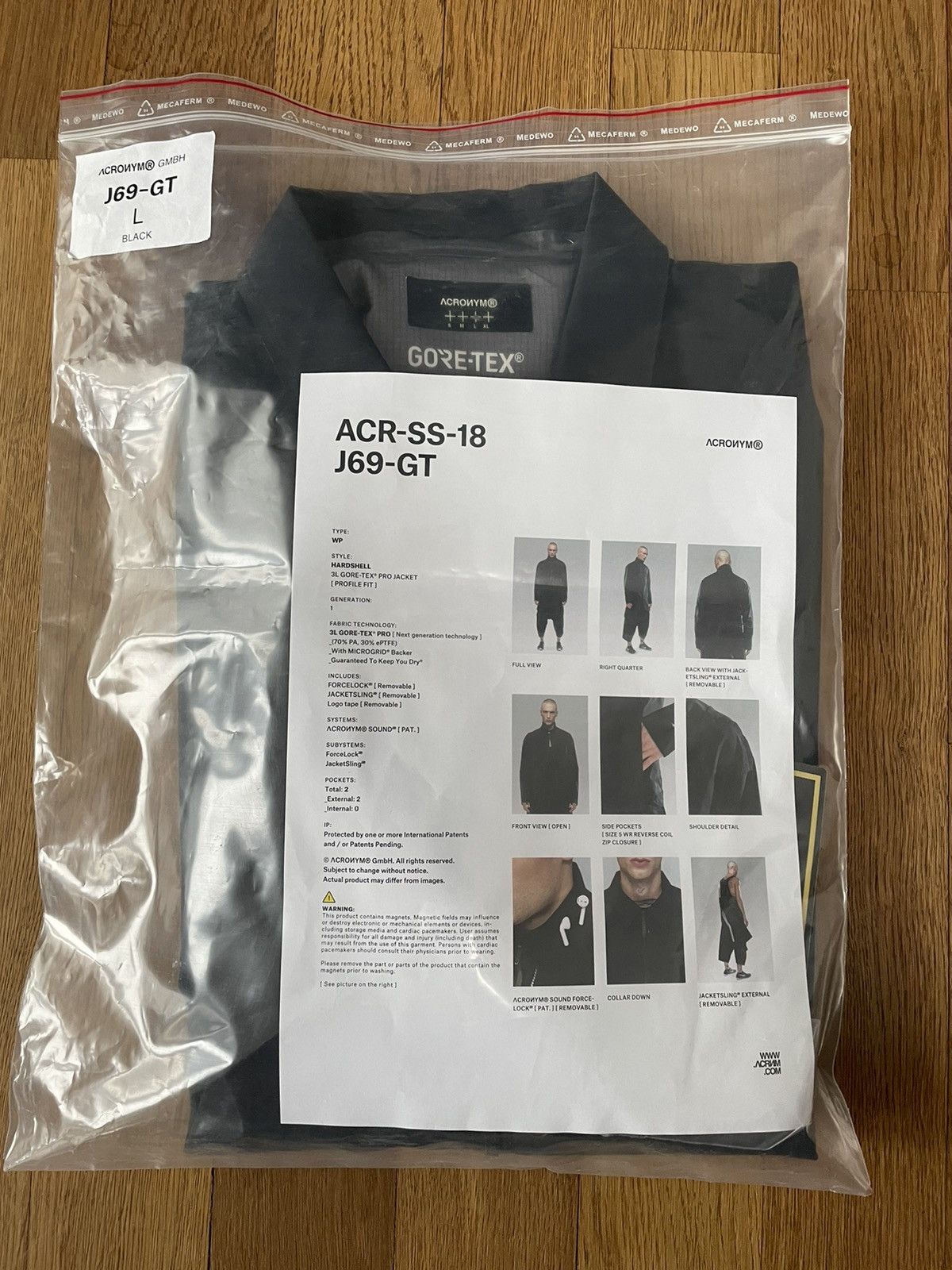 Acronym J69-GT size L Full Pack | Grailed