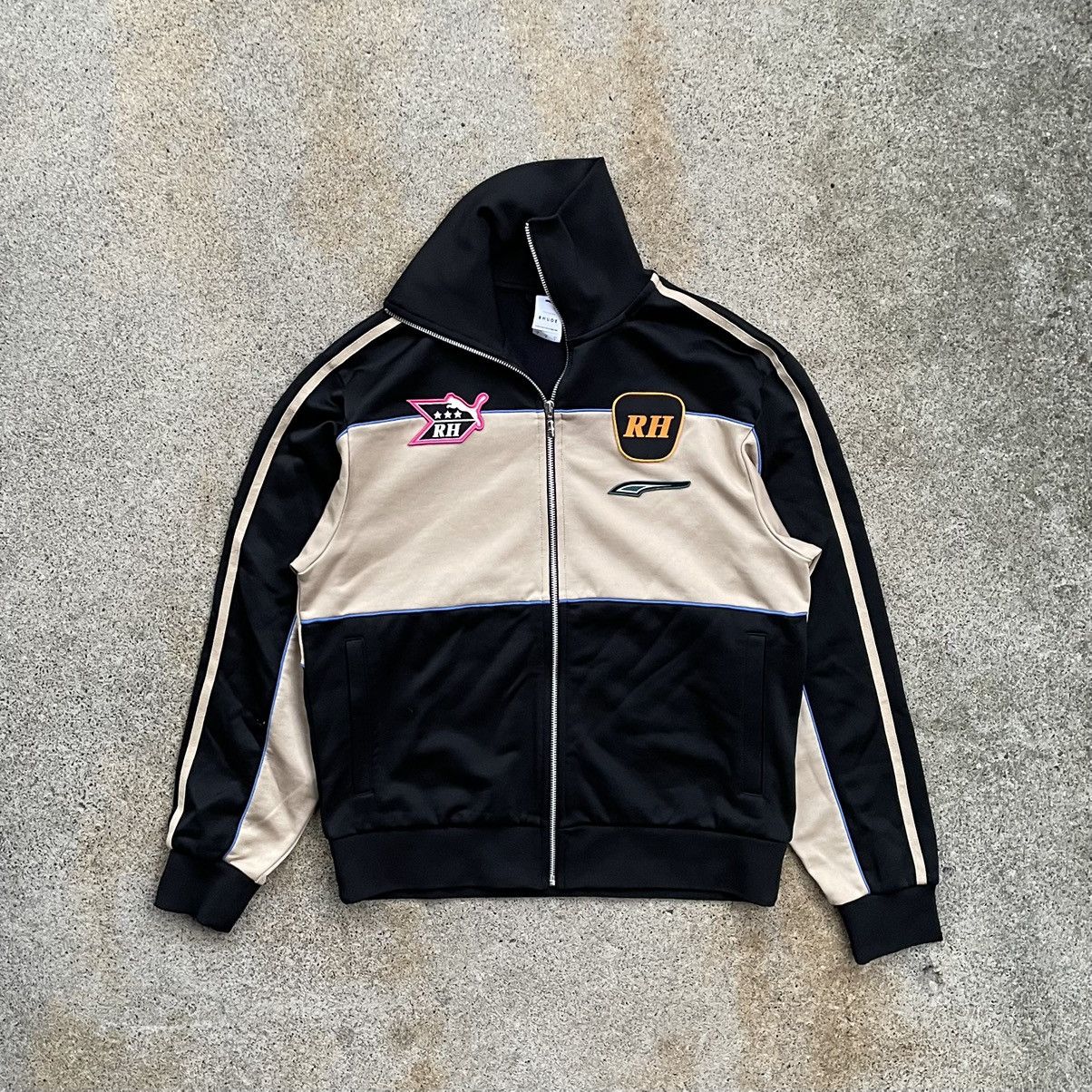 Puma Rhude x Puma Tan Brown Black Zip Up Track Jacket | Grailed