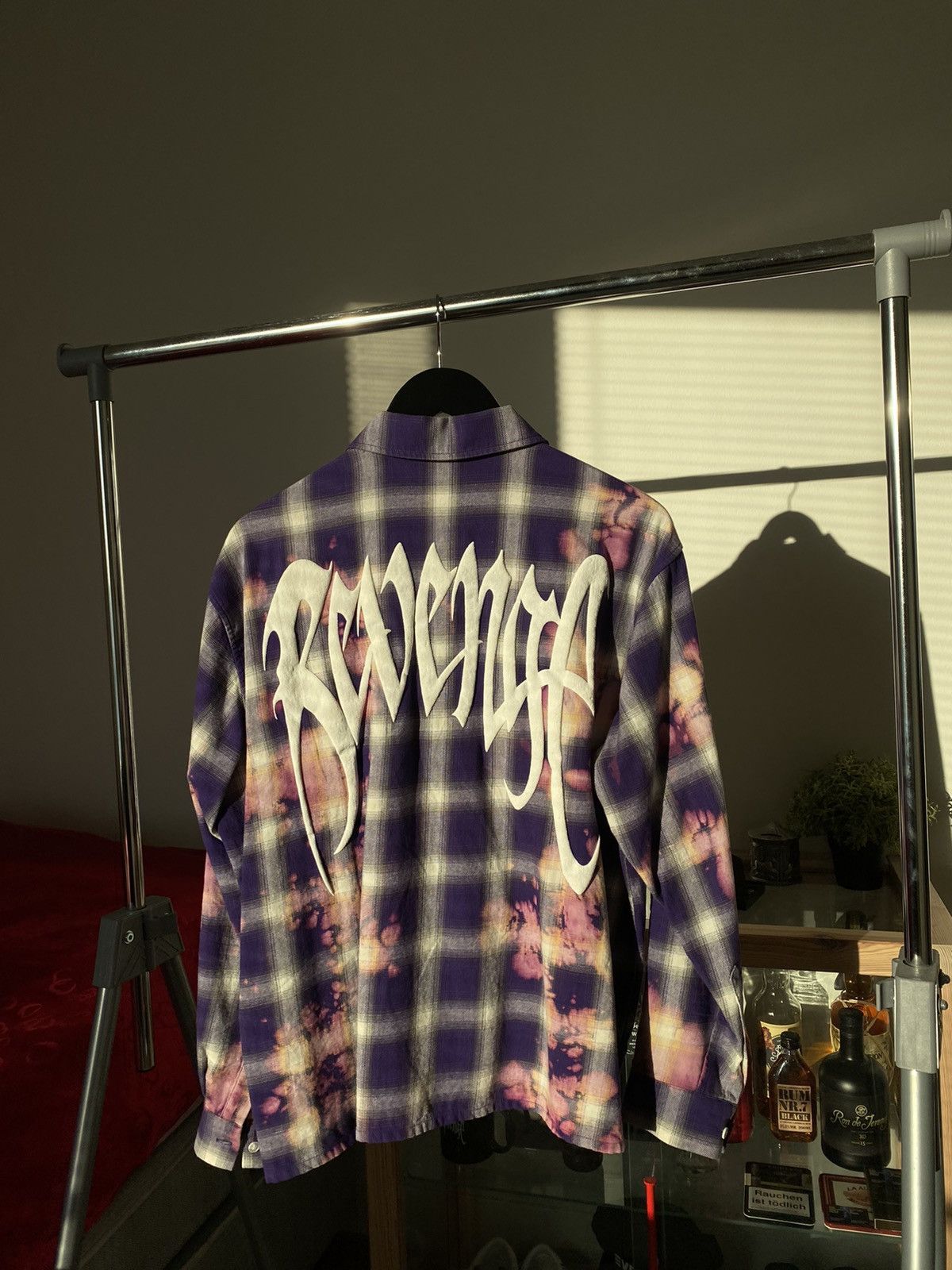 Revenge Revenge “Bleached” Flannel | Grailed