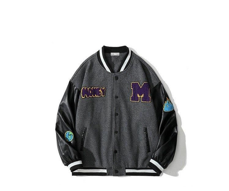 Bomber Jacket × Japanese Brand × Varsity New Stylish Cool Money Bomber ...