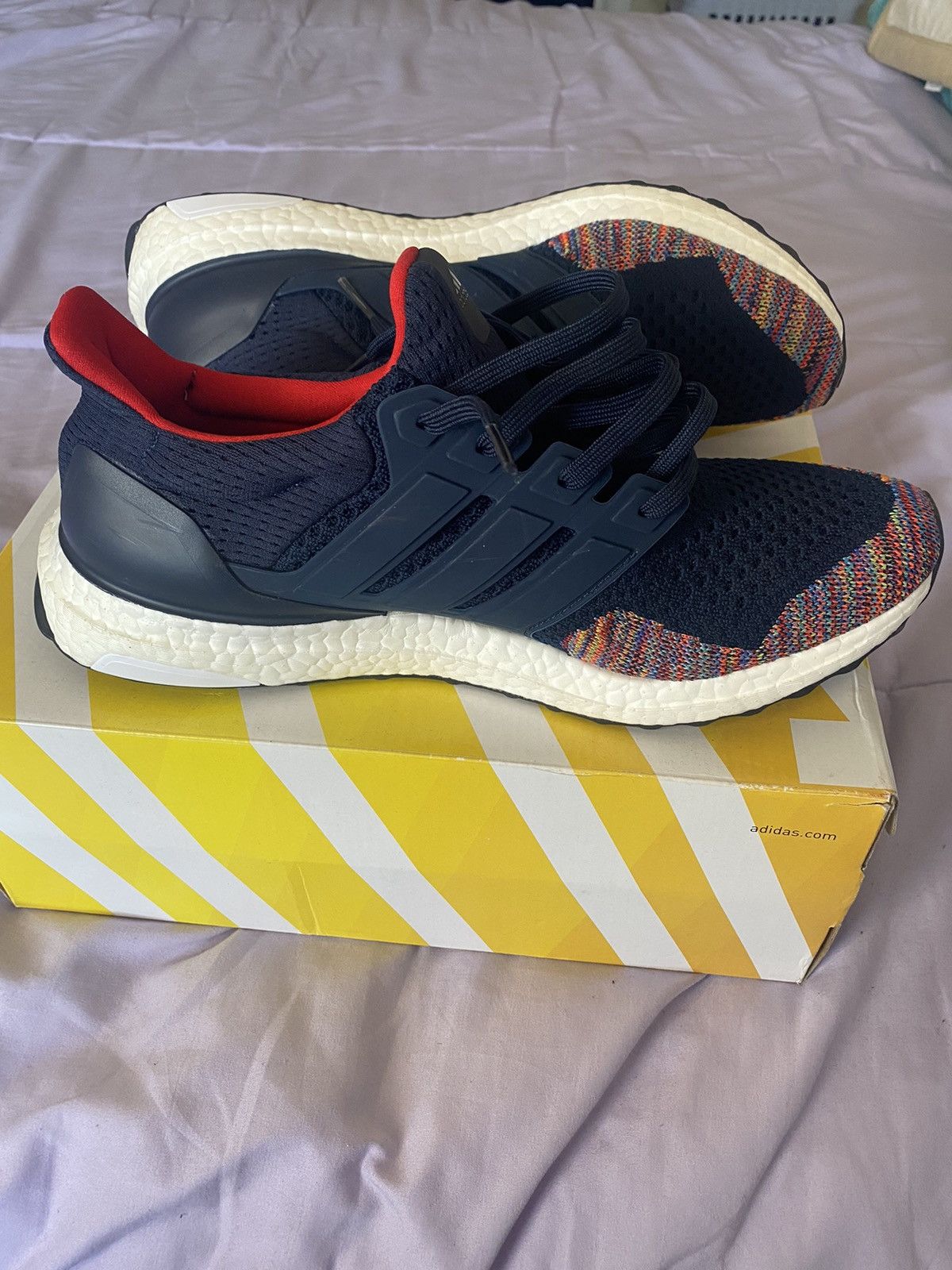 Adidas UltraBoost 1.0 Retro Navy Multi | Grailed