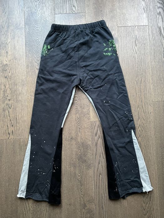 Gallery Dept. Flare paint splatter sweatpants | Grailed