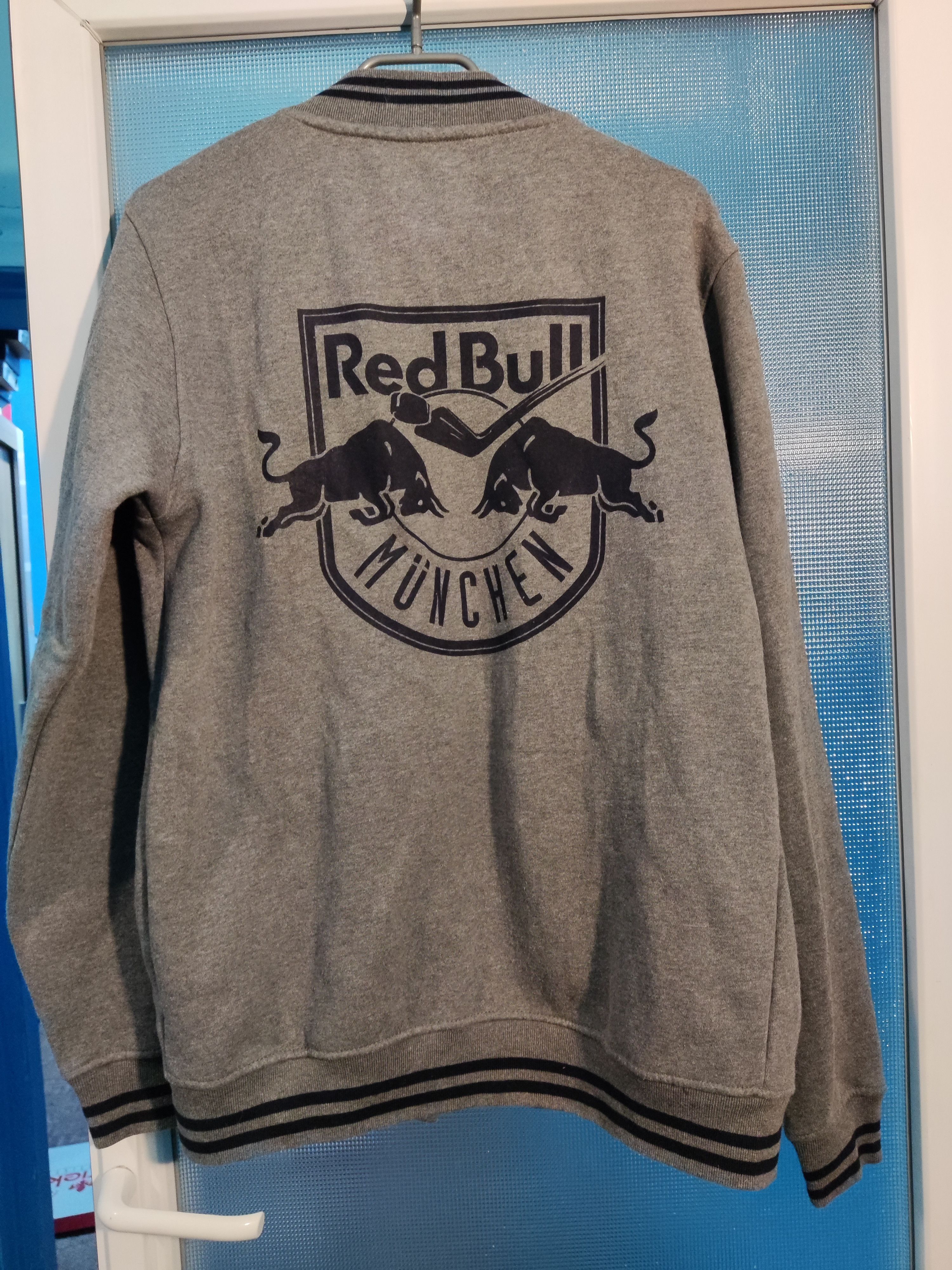 NHL × Red Bull big logo Redbull Hockey Varsity college jacket tearaway ...