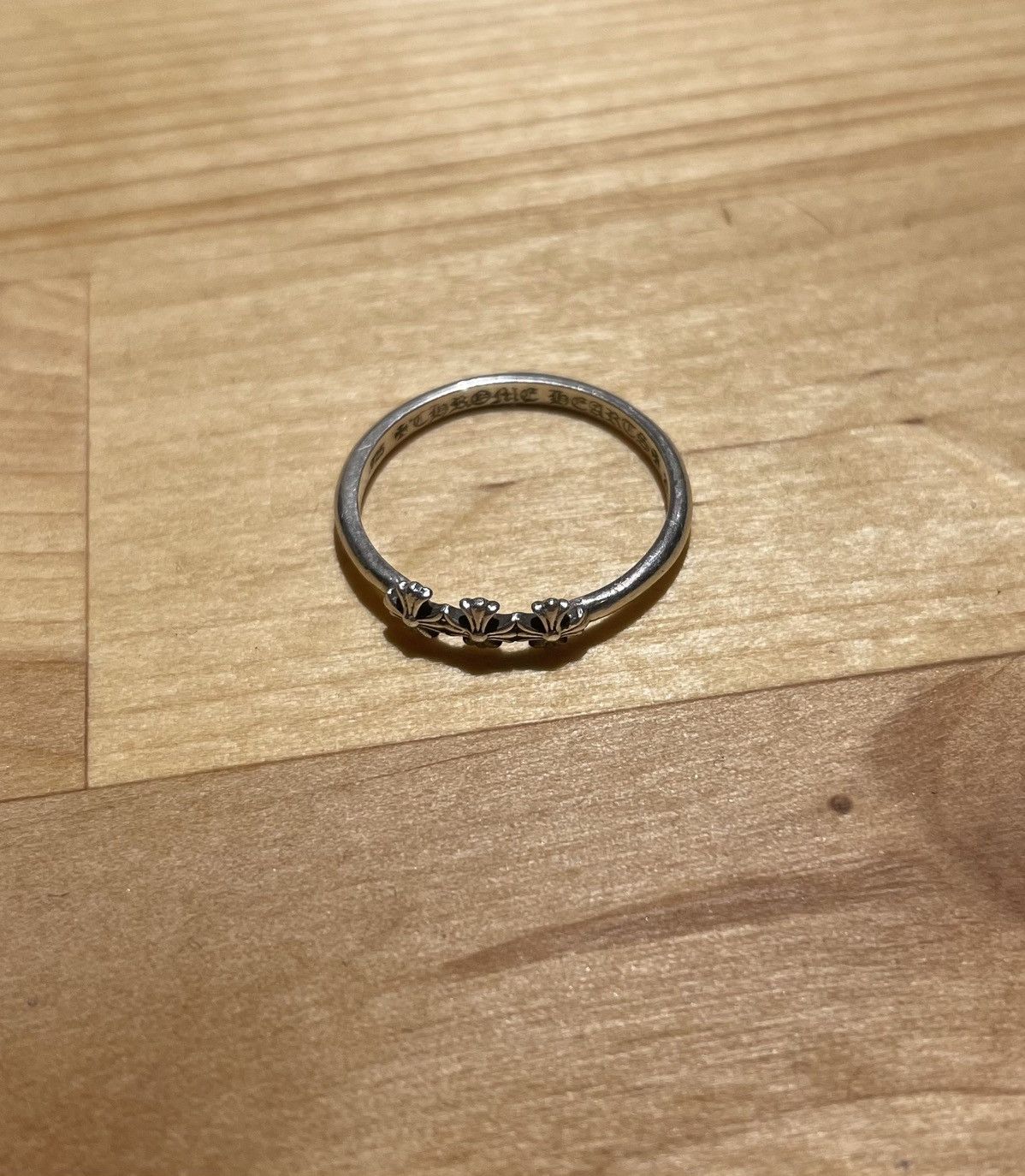 Chrome Hearts Chrome hearts triple cross ring | Grailed