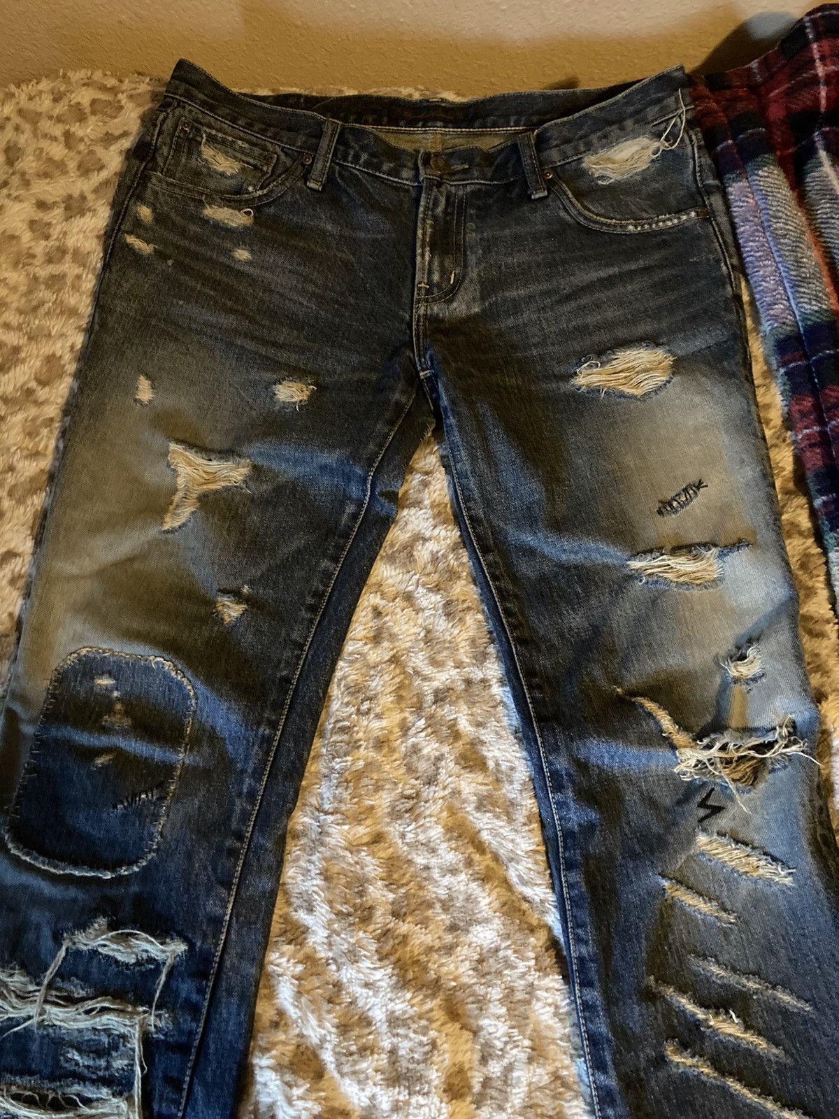 Undercover Undercover But beautiful denim lightning bolt jeans | Grailed