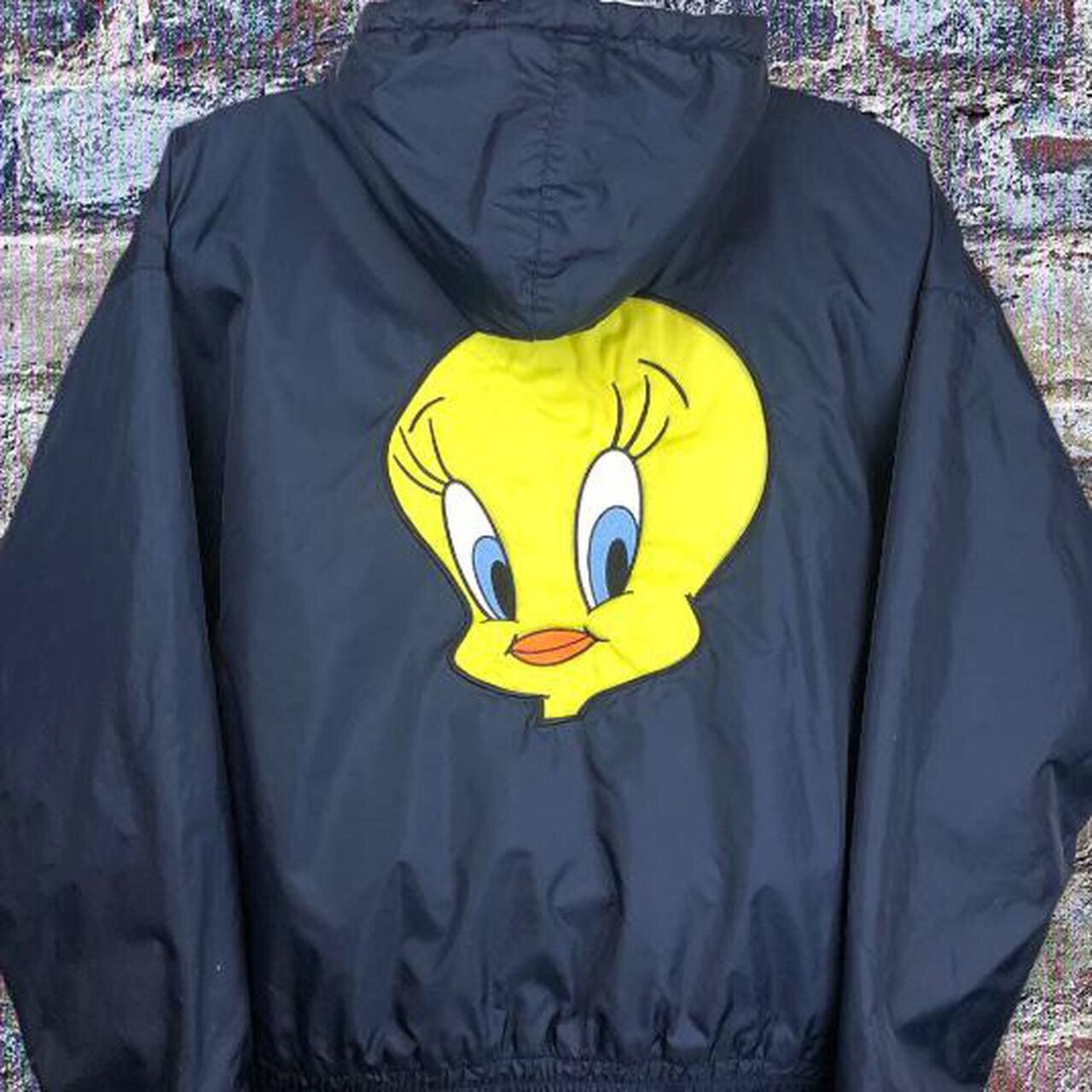 Vintage Vintage Six Flags Looney Tunes Tweety Puffer Jacket | Grailed