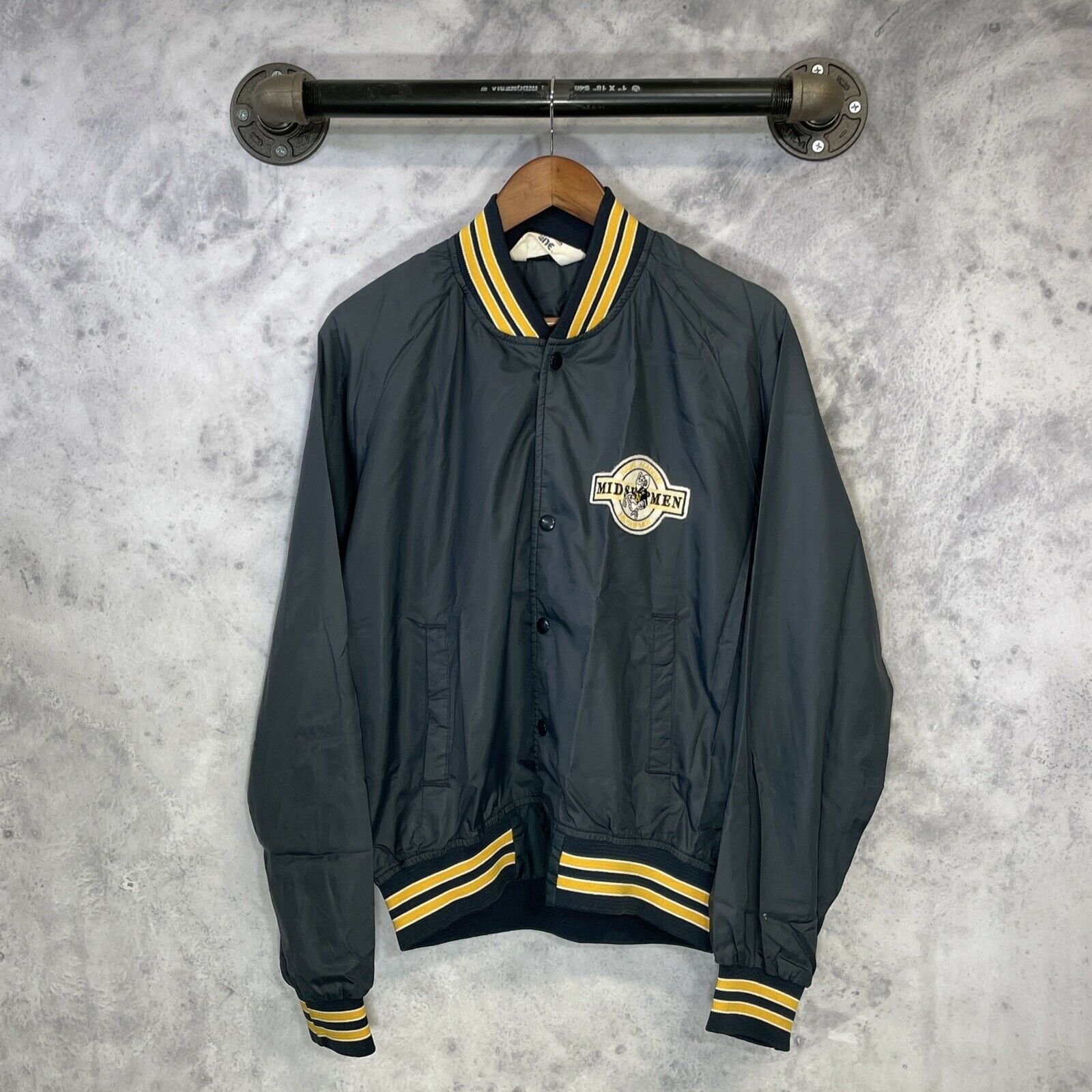 Chalk Line × Vintage Midshipmen Naval Academy Bomber Jacket 80s Vintage ...