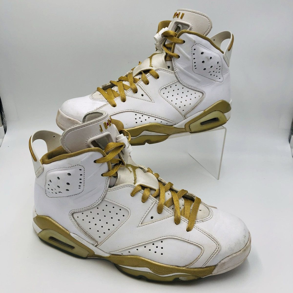 Jordan Brand Nike Air Jordan 6 Retro “GMP” White Gold Medal DMP Pack ...