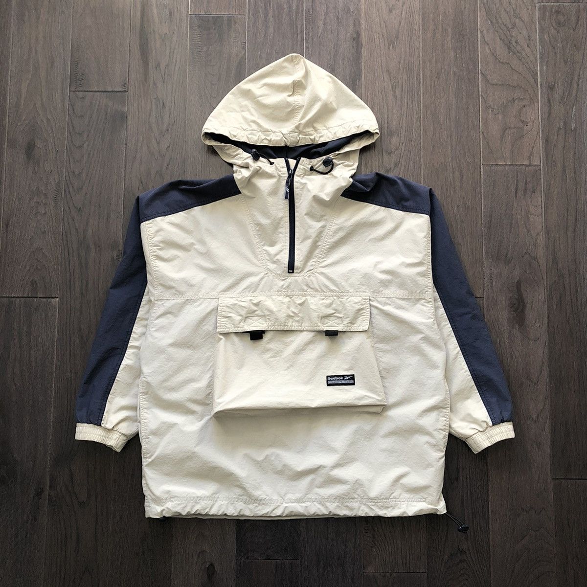 Vintage Vintage 2000s Reebok Athletics Kangaroo Pocket Anorak Jacket ...