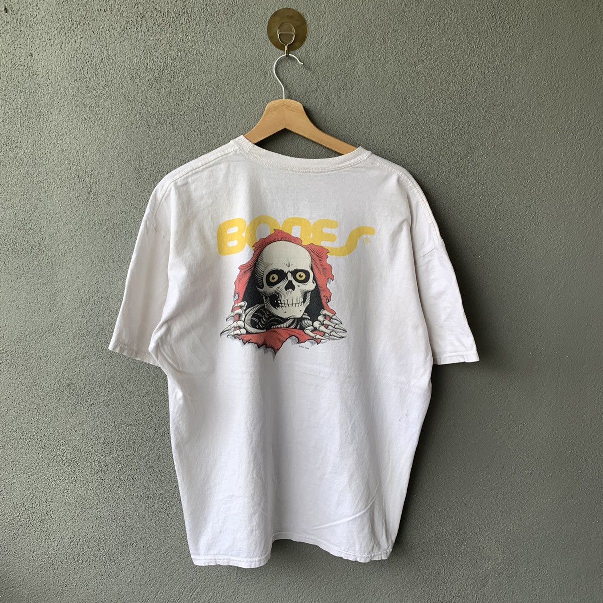 Vintage Vintage 2009 Powell Peralta Bones Logo White T-shirt | Grailed