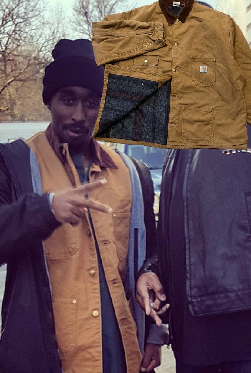 Carhartt × Vintage Vintage Carhartt Jacket 2pac style Rare model 90s ...