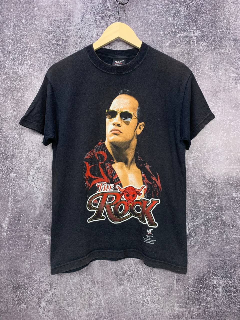 Wwf 2001 vintage WWF THE ROCK | Grailed
