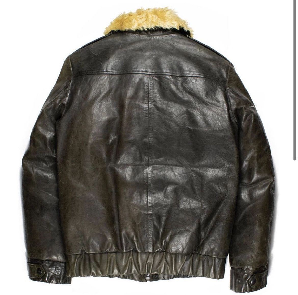 Number (N)ine Number nine 2002 horse leather bomber jacket | Grailed