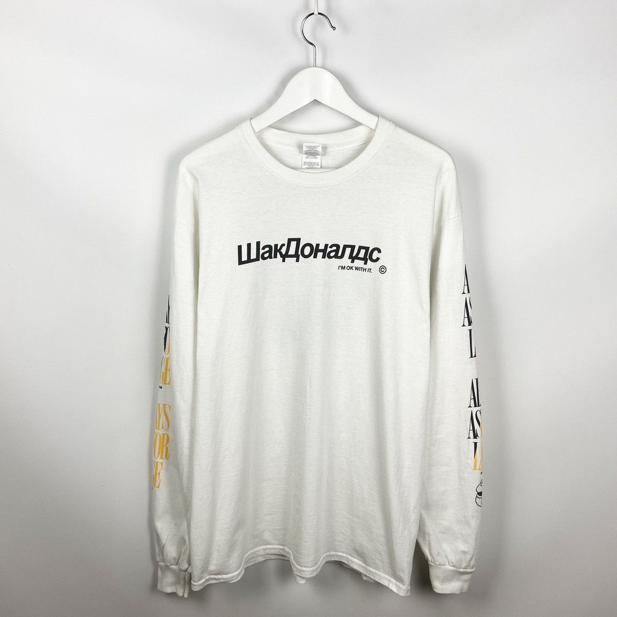 Rare Rare PewDiePie Wacdonalds Merchandise longsleev Youtube | Grailed