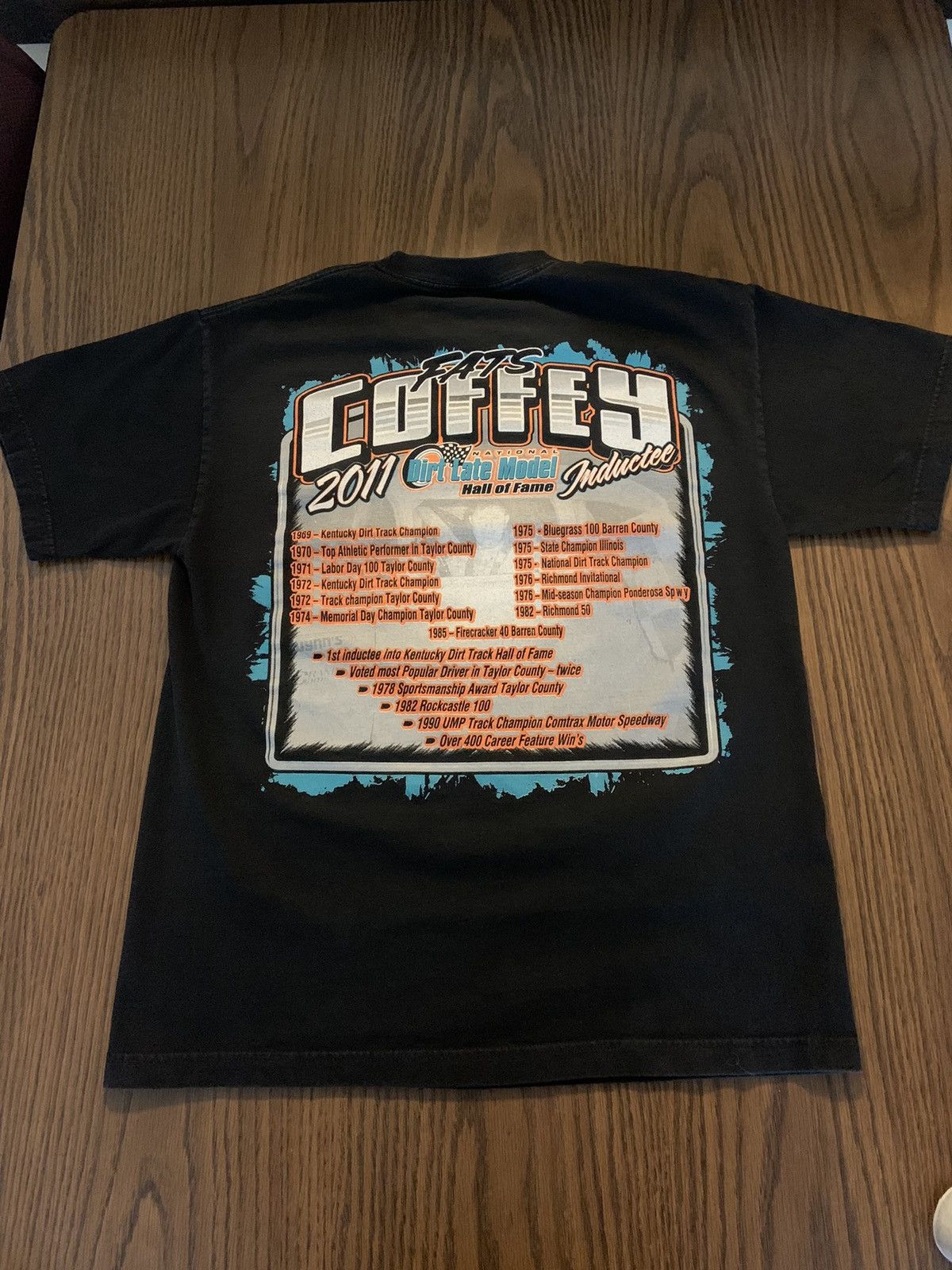 Vintage William “Fats” Coffey HOF Racing T-shirt | Grailed
