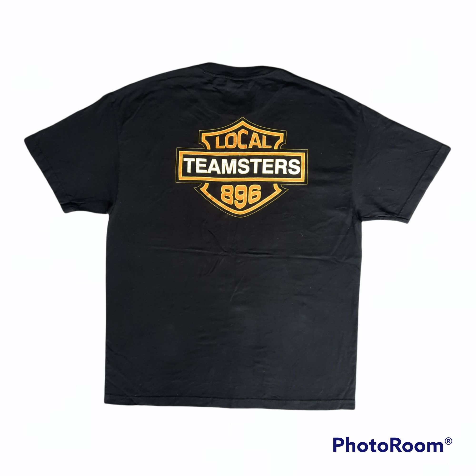 Vintage Vintage local teamsters 896 big logo tshirt | Grailed