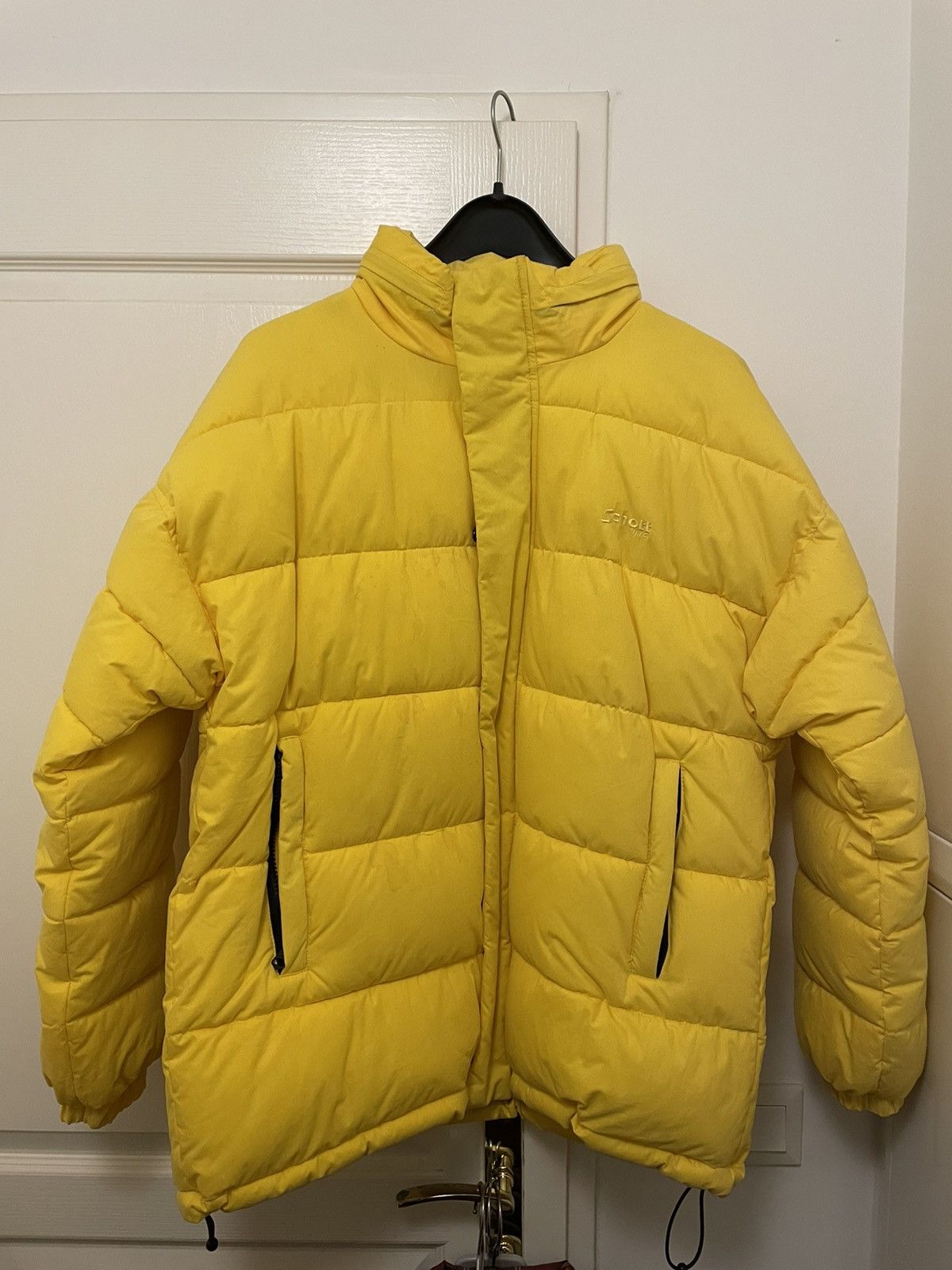 Schott Puffy jacket Schott NY Yellow | Grailed