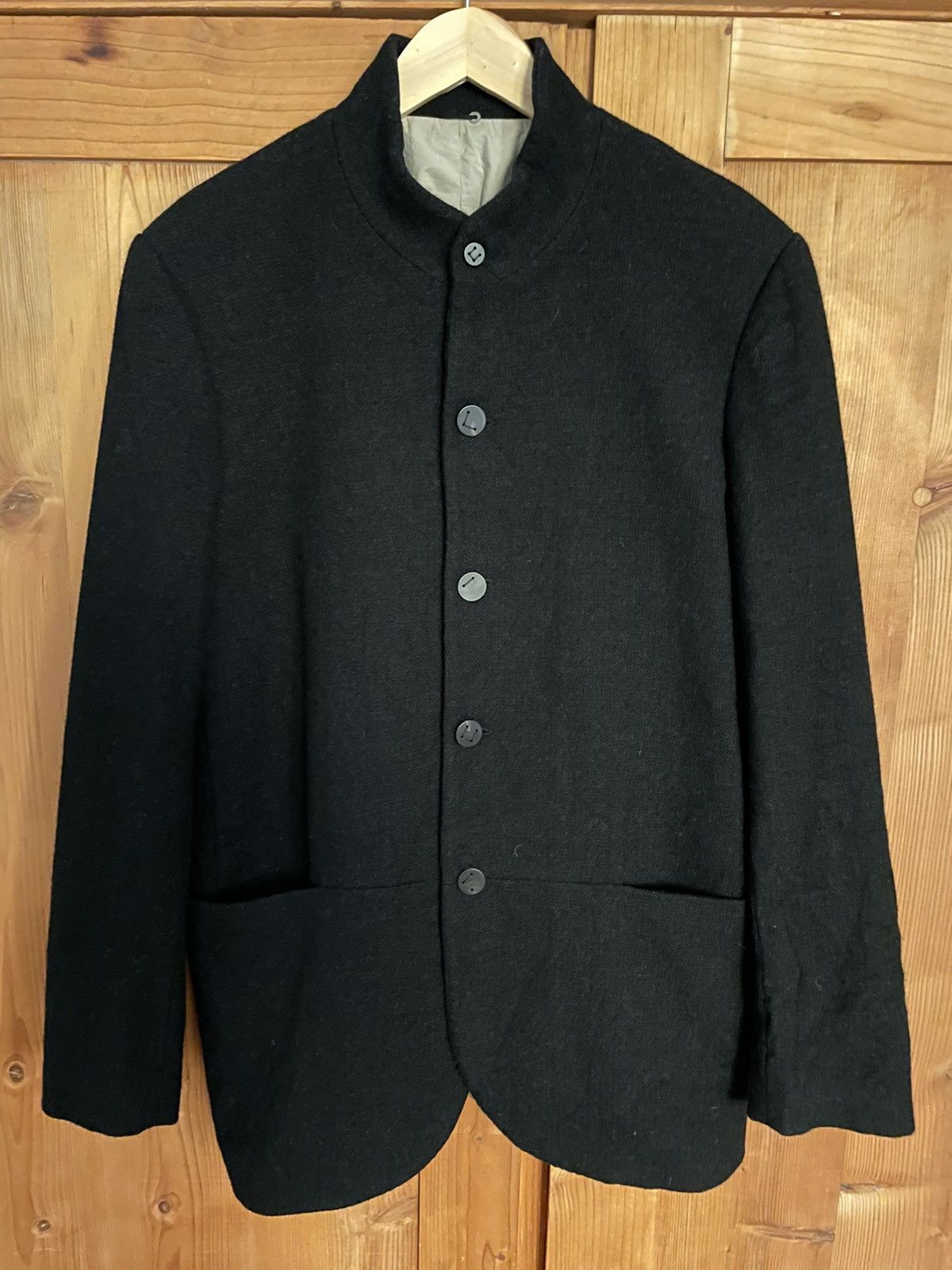 Label Under Construction Tweed Farmer Jacket, Like New | Grailed