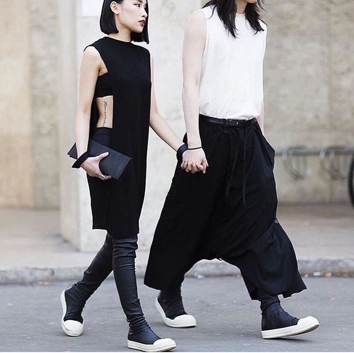 Rick Owens Drkshdw Rick Owens Thigh High Sock Ramones | Grailed