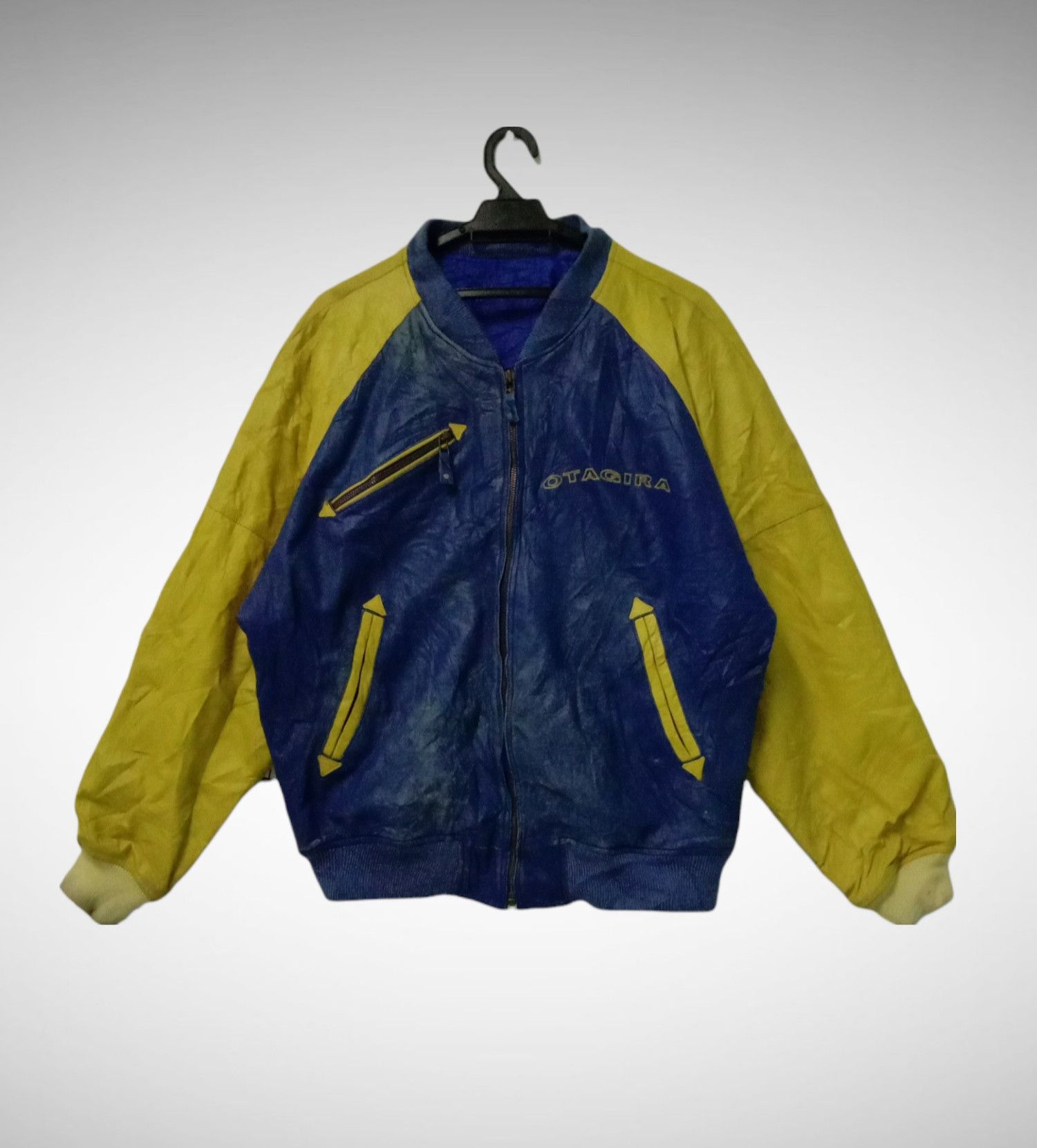 Japanese Brand × Leather Jacket × Vintage Vintage Otagira Leather ...