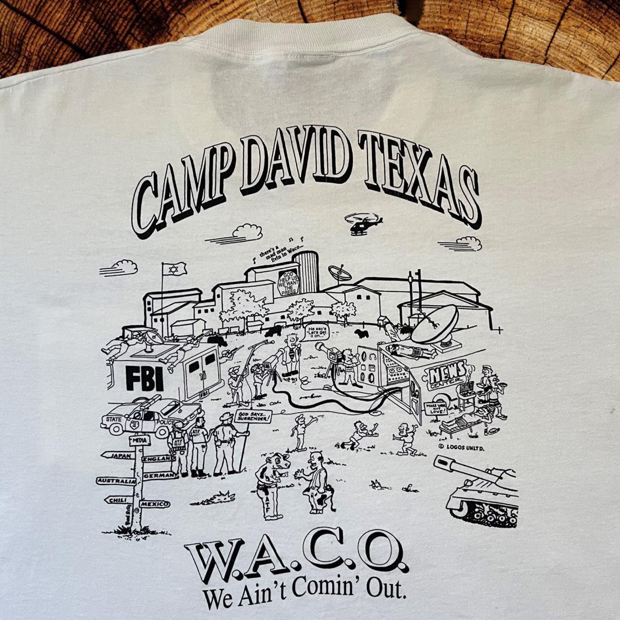 Vintage Vintage 90s David Koresh /Branch Davidian cult t shirt Waco ...
