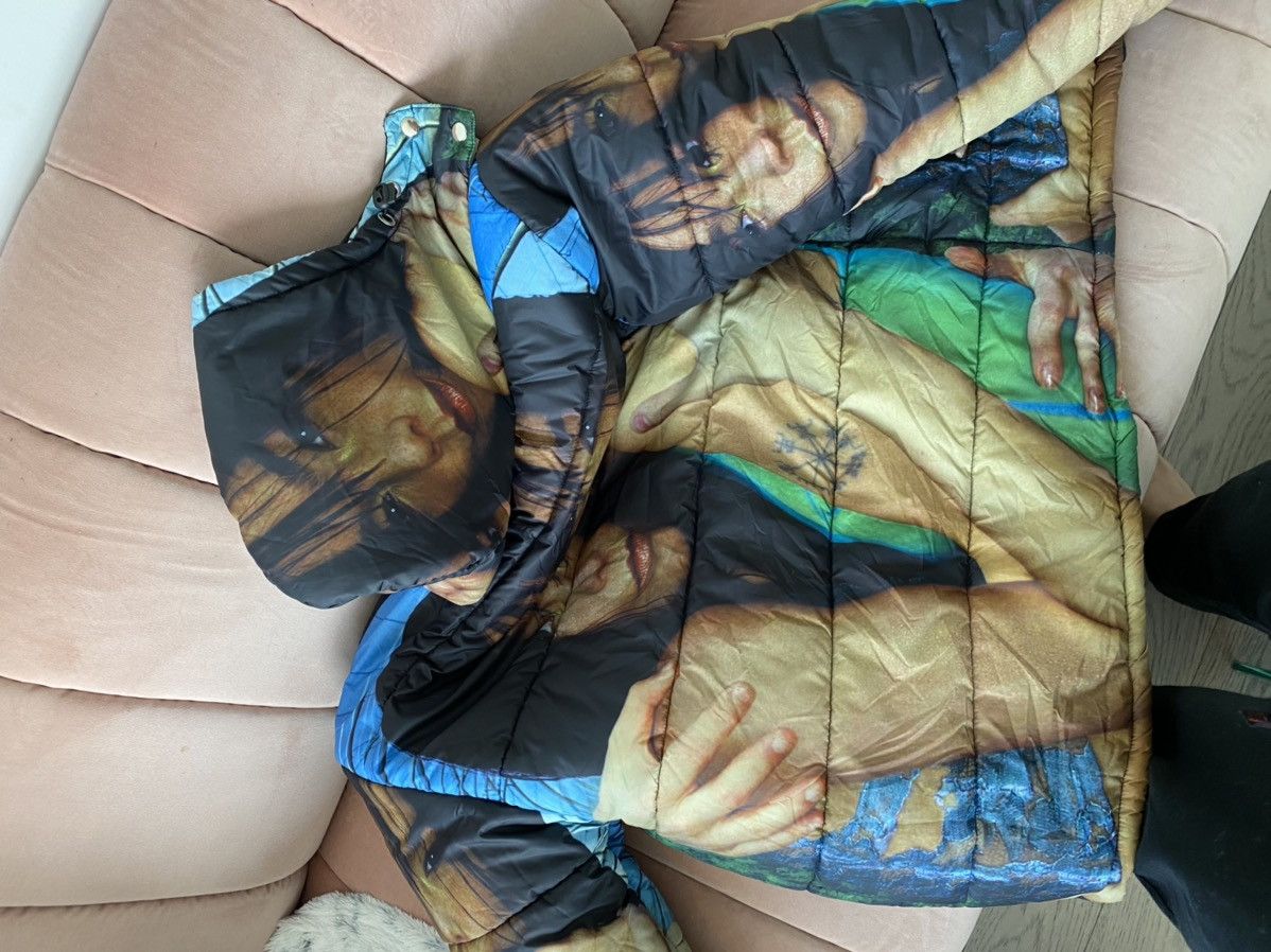 Custom Bjork puffer jacket with removable hood | Grailed