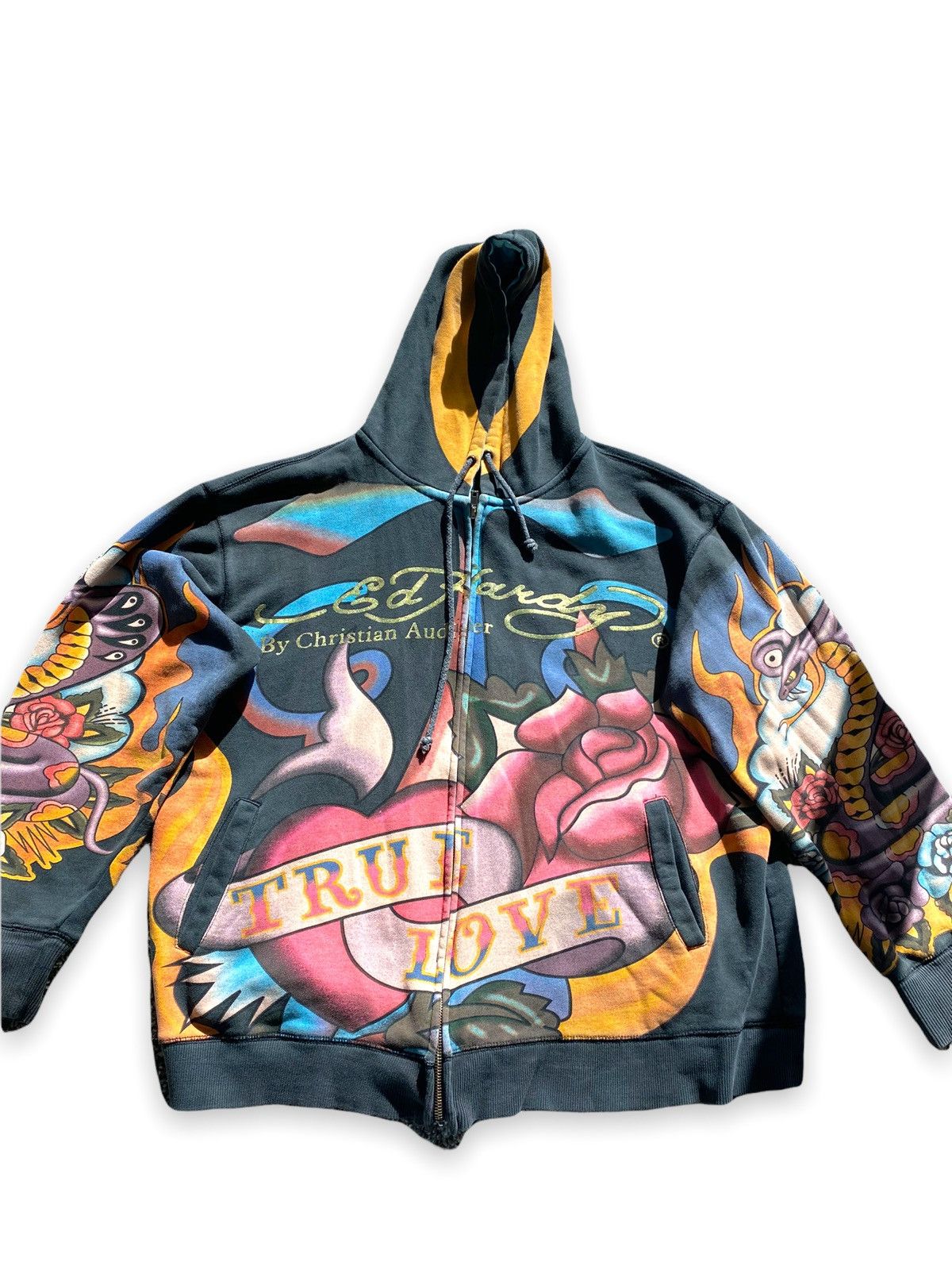 Ed Hardy × Vintage Rare Vintage Ed Hardy Jacket | Grailed