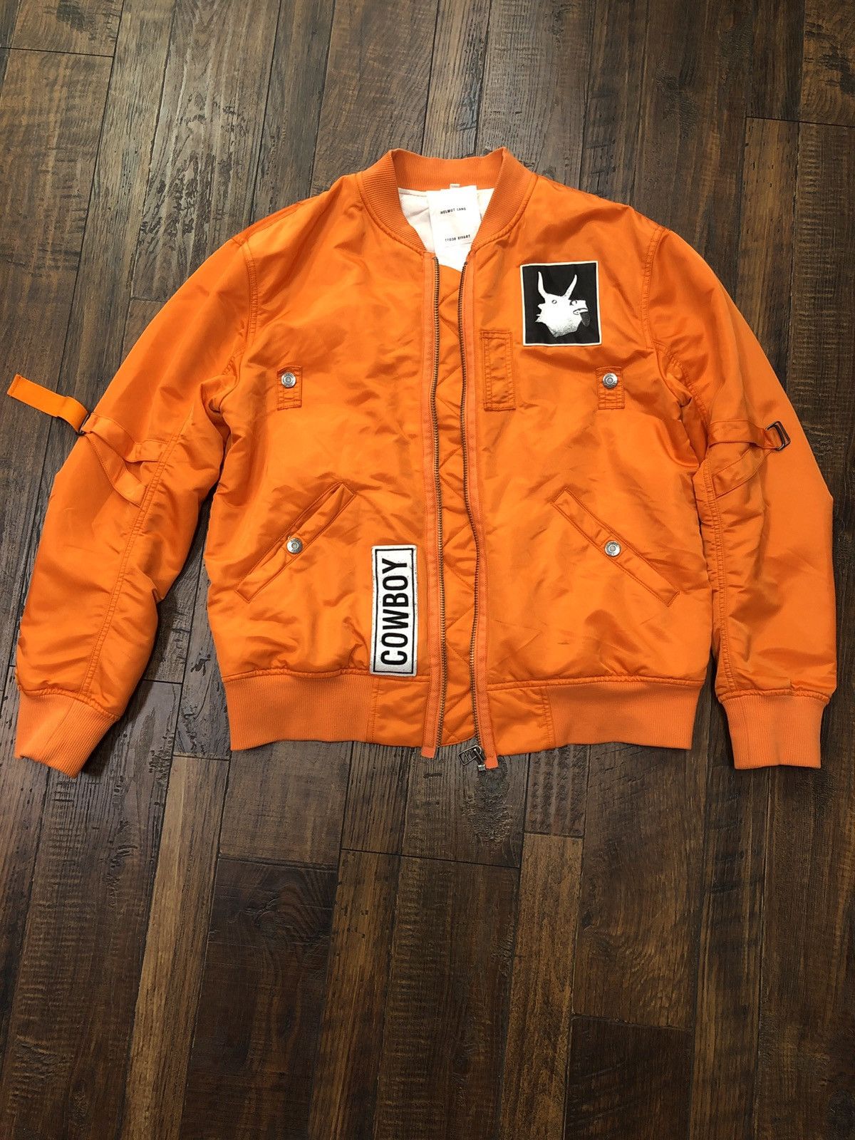 Travis Scott HELMUT LANG X TRAVIS SCOTT COWBOY PATCH BOMBER M | Grailed
