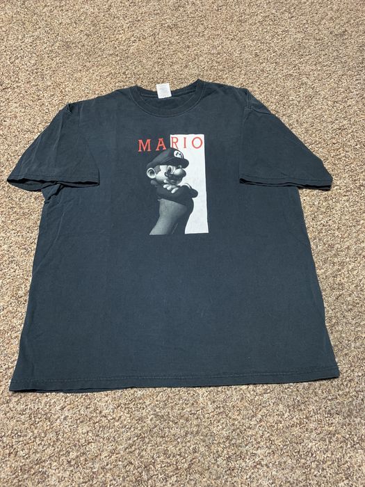 Delta Vintage faded Mario t shirt faded promo video game | Grailed
