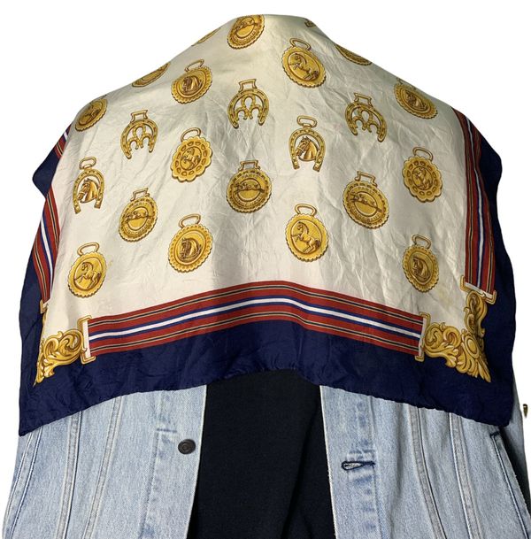 Vintage Longchamp Silk Scarf Made In Italy | Grailed