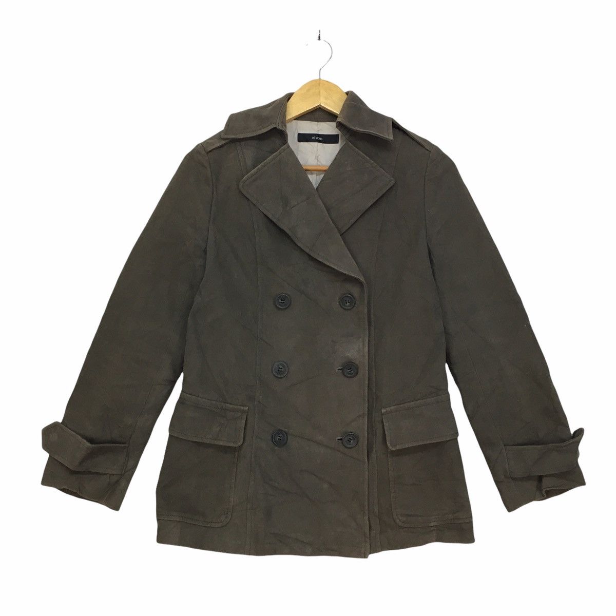 Vintage ET VOUS Double Breasted Jacket Coat Made in Japan | Grailed