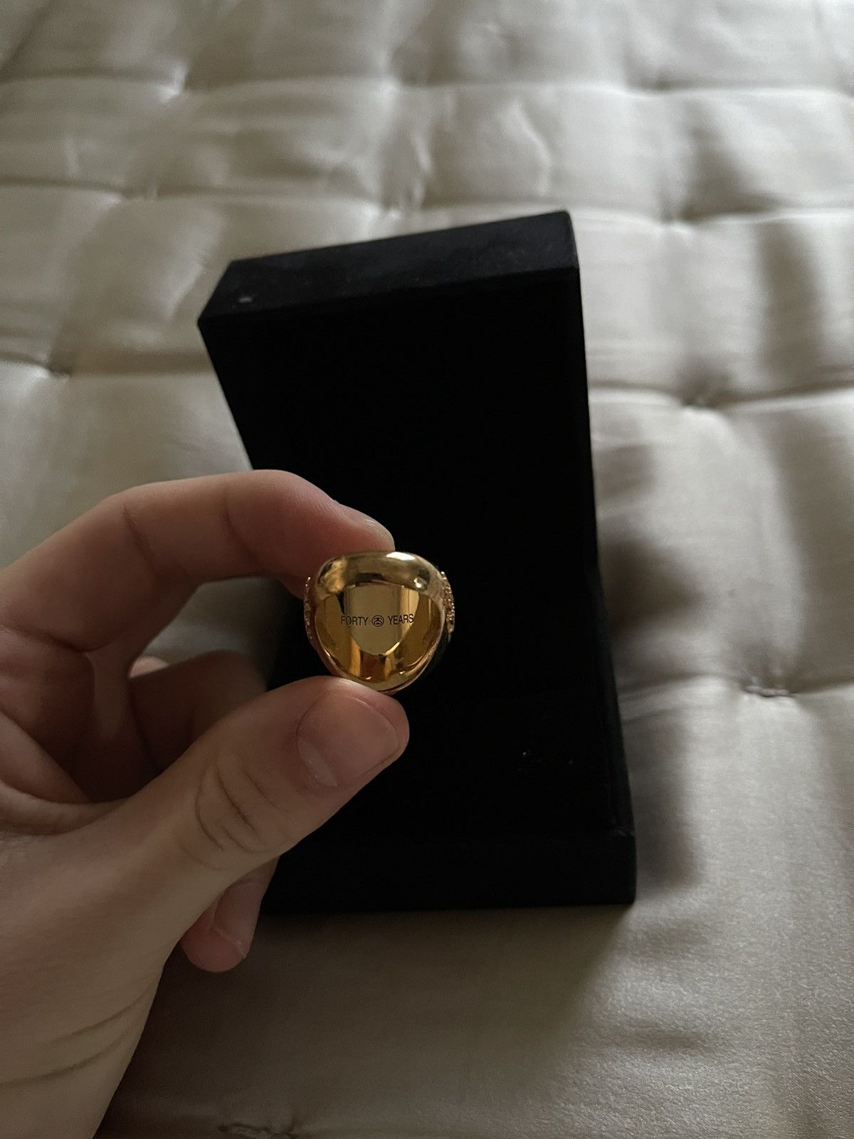Stussy Stussy Gold 40th Anniversary Ring Size 6 | Grailed