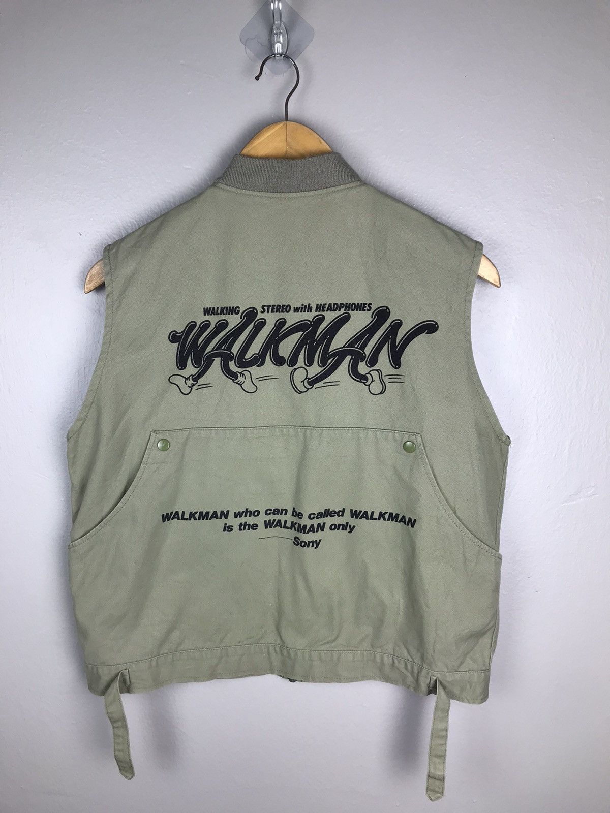Sony × Vintage Vtg Walkman Sony Vest Made in Japan | Grailed