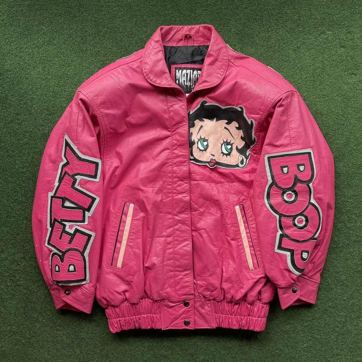 Vintage Vintage Betty Boop Leather Jacket Maziar Leather Gallery | Grailed