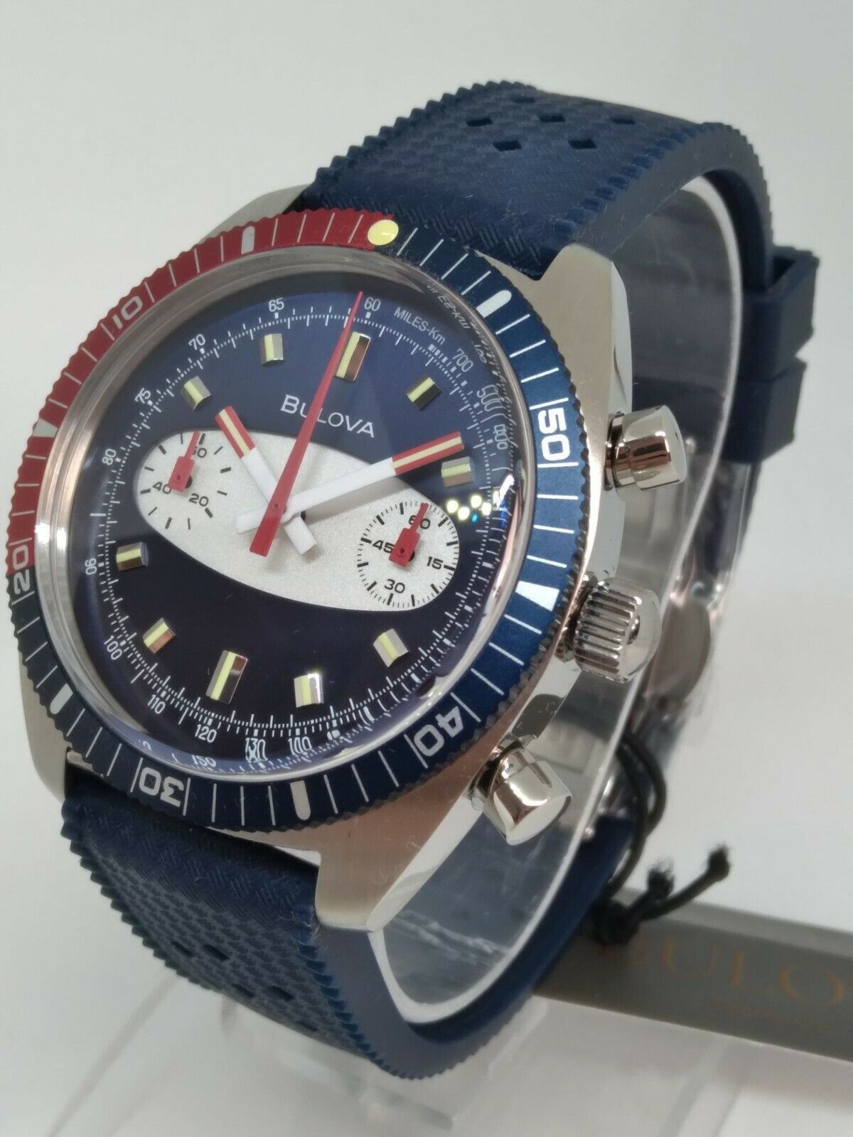 Bulova Bulova Surfboard 98A253 Men's 40mm Blue Dial Chrono Watch | Grailed