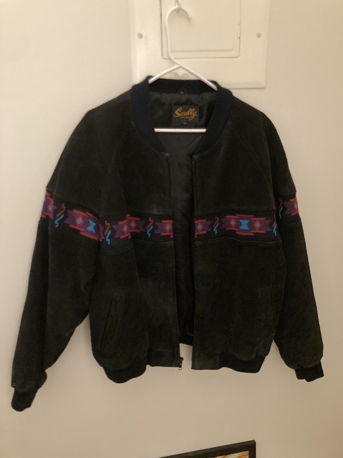 Scully Leather Scully Aztec Jacket Bomber | Grailed
