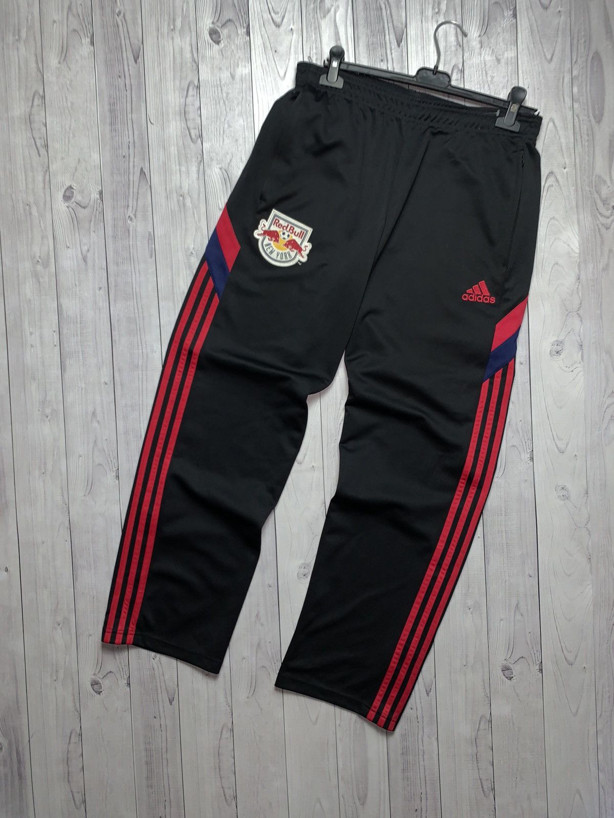 Adidas Vintage adidas Red Bull New York pants soccer joggers | Grailed
